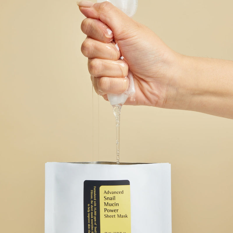 Snail Mask 92 | Advanced Mucin Power Sheet Mask | COSRX | Hbytala