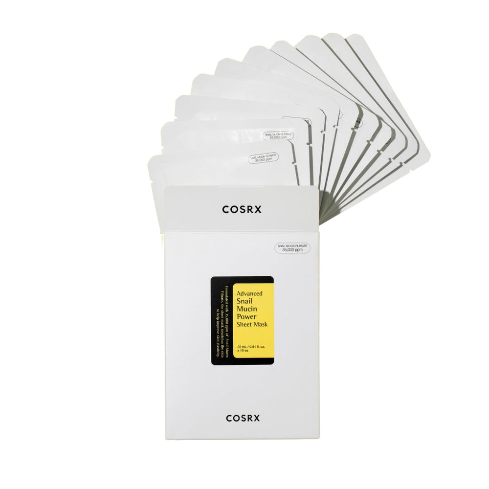 Snail Mask 92 | Advanced Mucin Power Sheet Mask | COSRX | Hbytala
